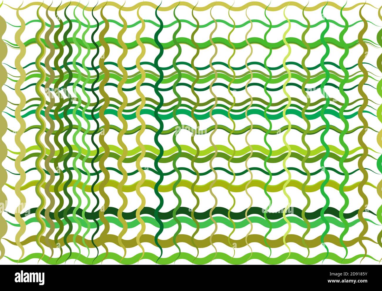 Grid, mesh of wavy, undulating, waving, billowy lines. Abstract ...