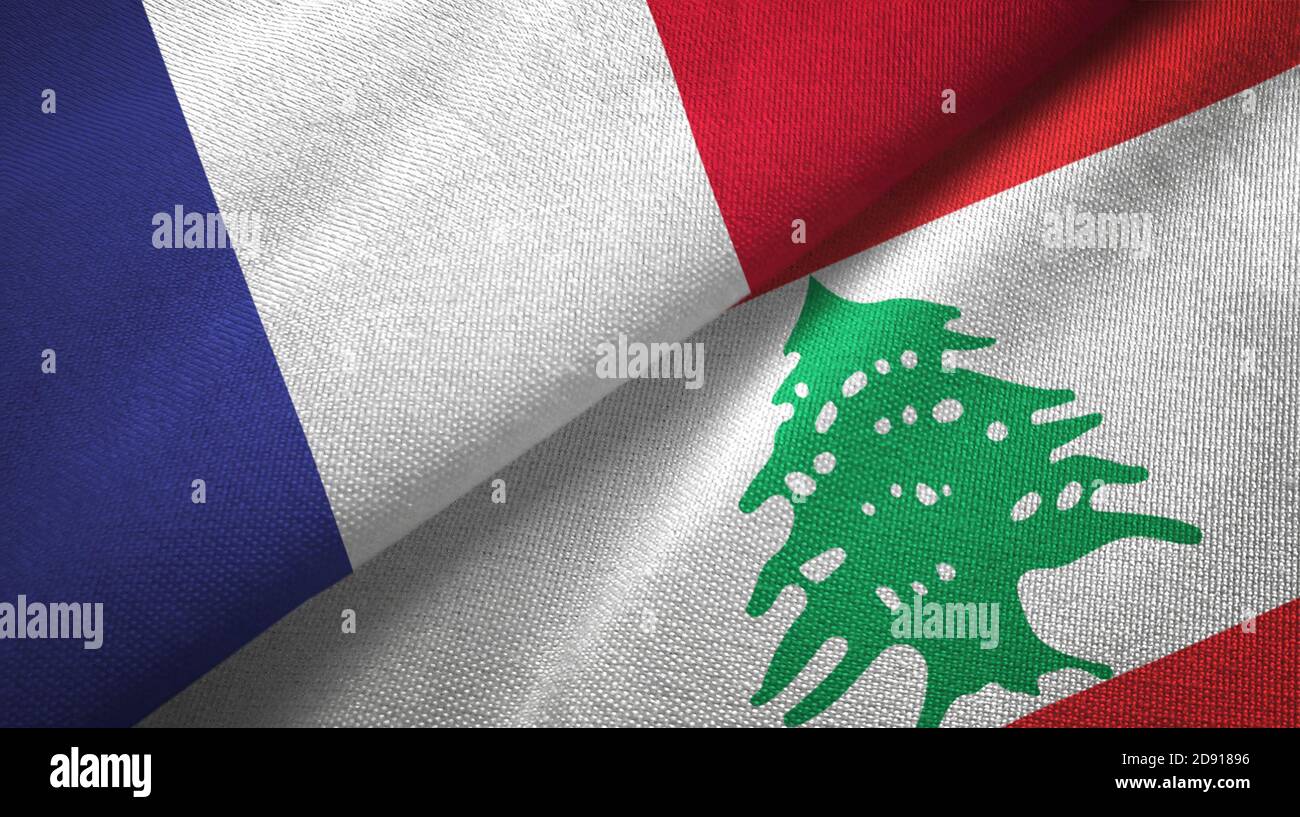 Lebanon france flag hi-res stock photography and images - Alamy