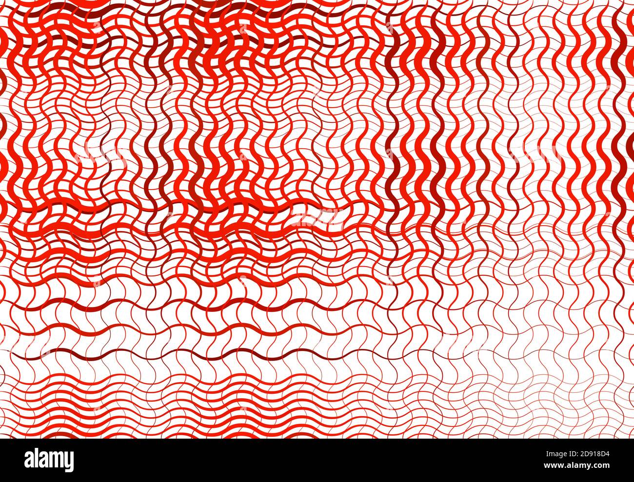 Grid, mesh of wavy, undulating, waving, billowy lines. Abstract ...