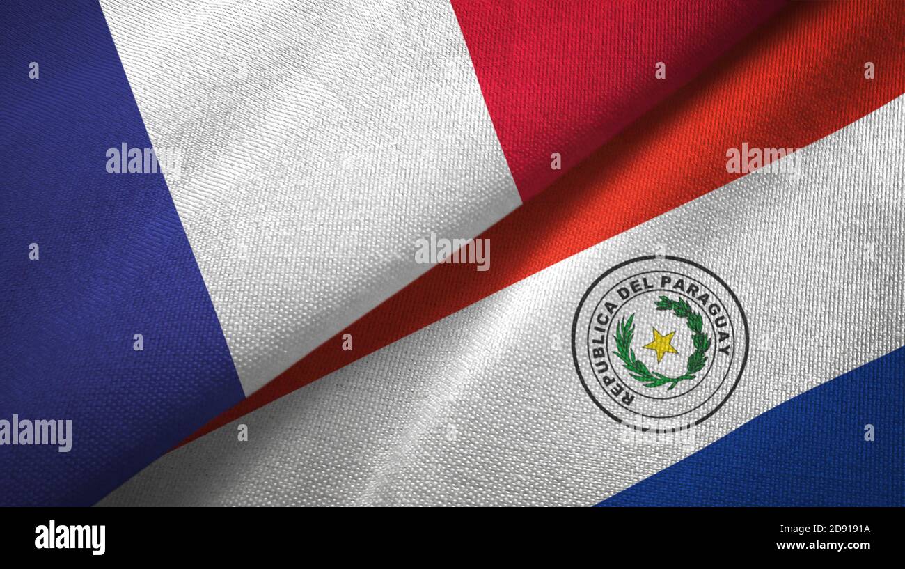 Paraguay france flag hi-res stock photography and images - Alamy