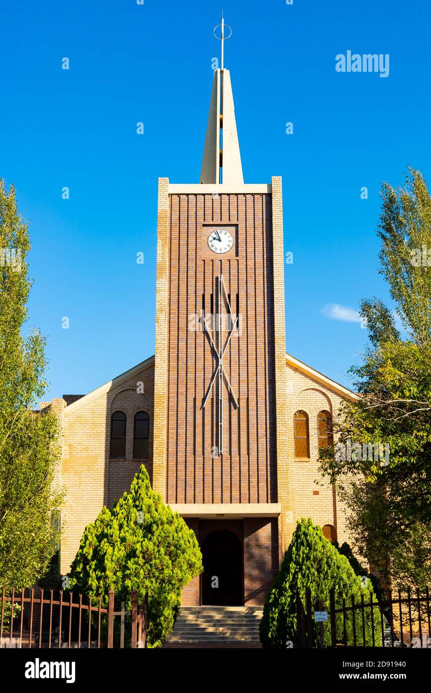 Trompsburg, South Africa - March 17 2019: Scenic church in small rural ...