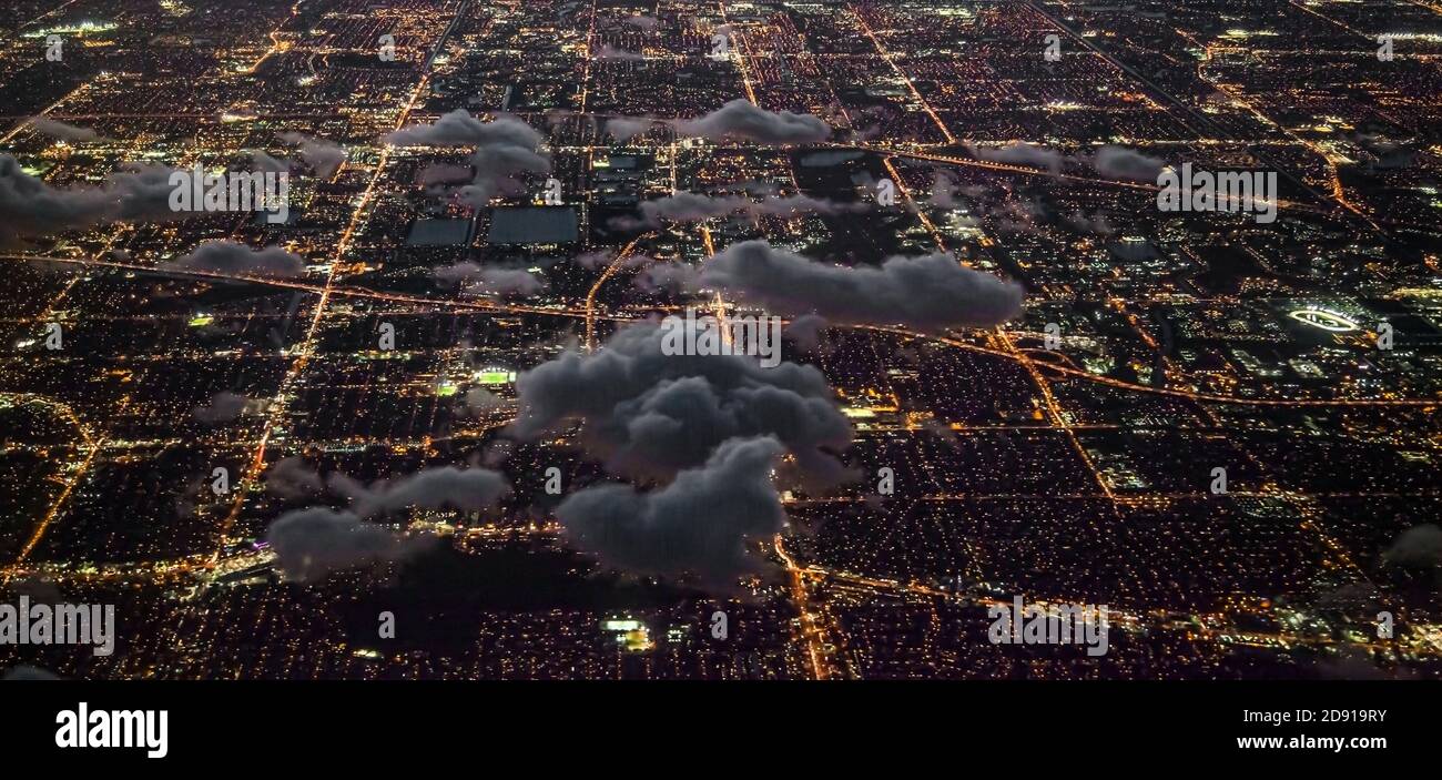 The city of Dallas from above Stock Photo - Alamy