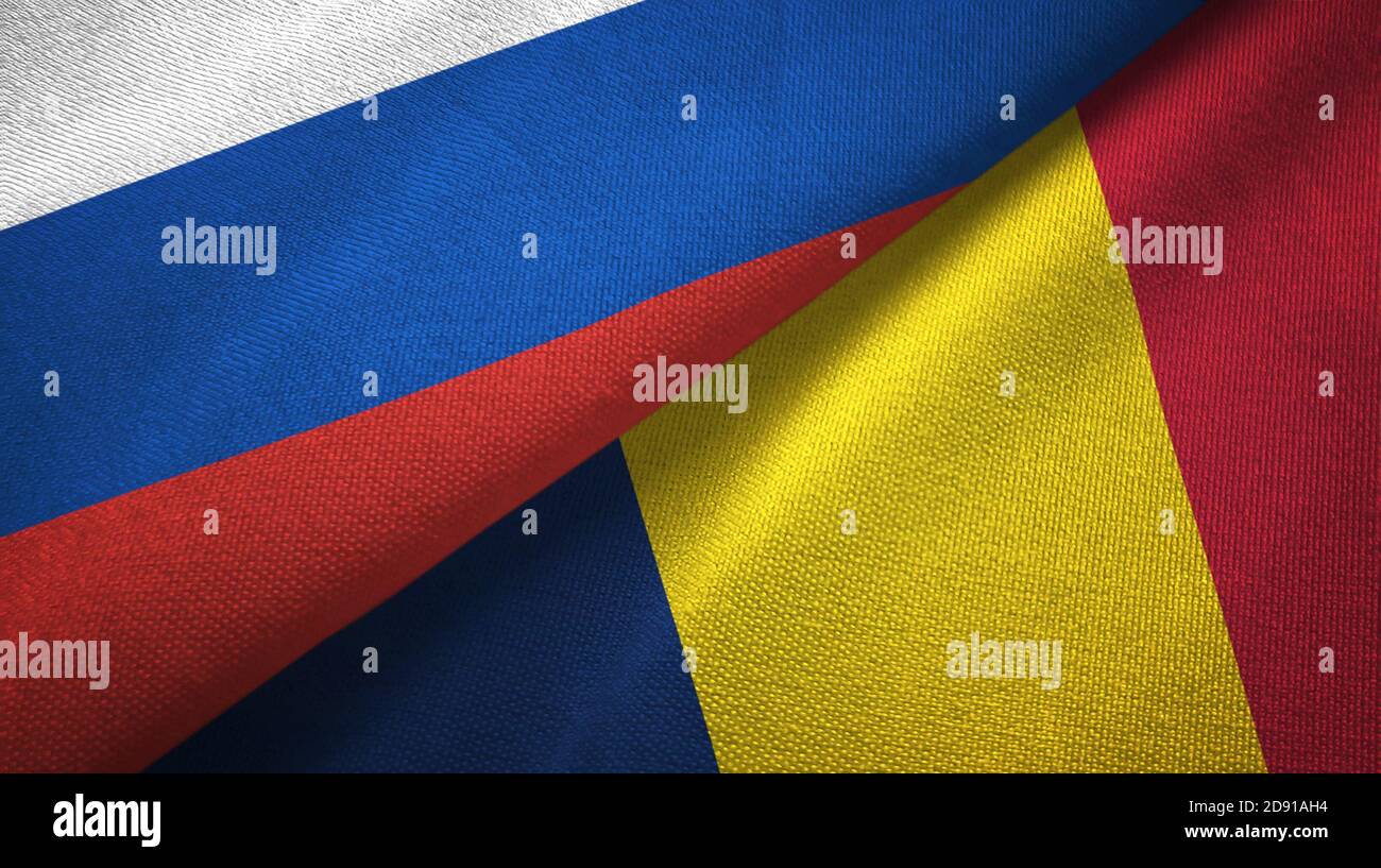 Russia chad flag hi-res stock photography and images - Alamy
