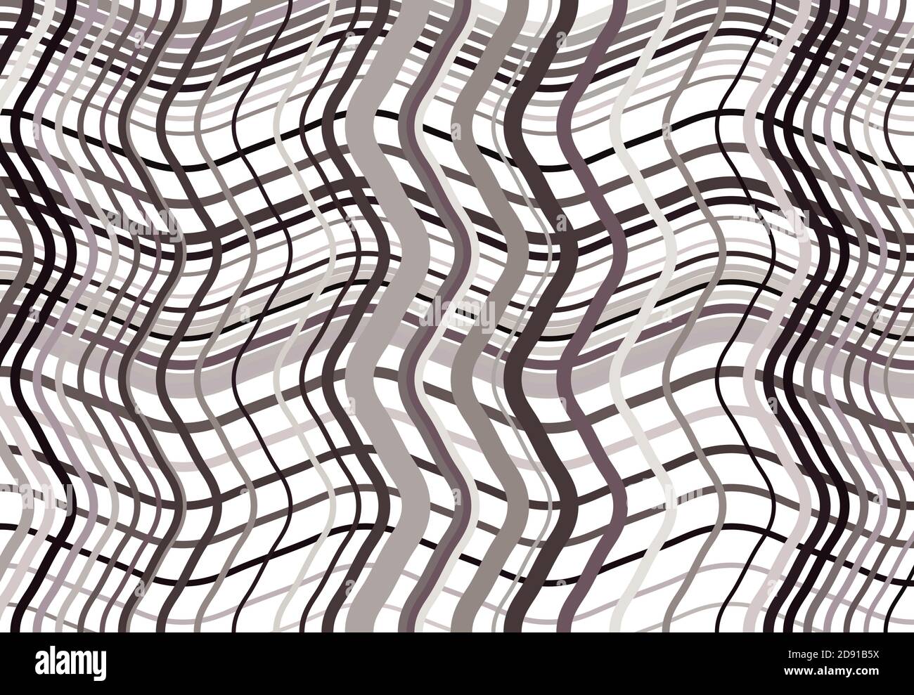 Grid Mesh Of Wavy Undulating Waving Billowy Lines Abstract Black And White Grayscale