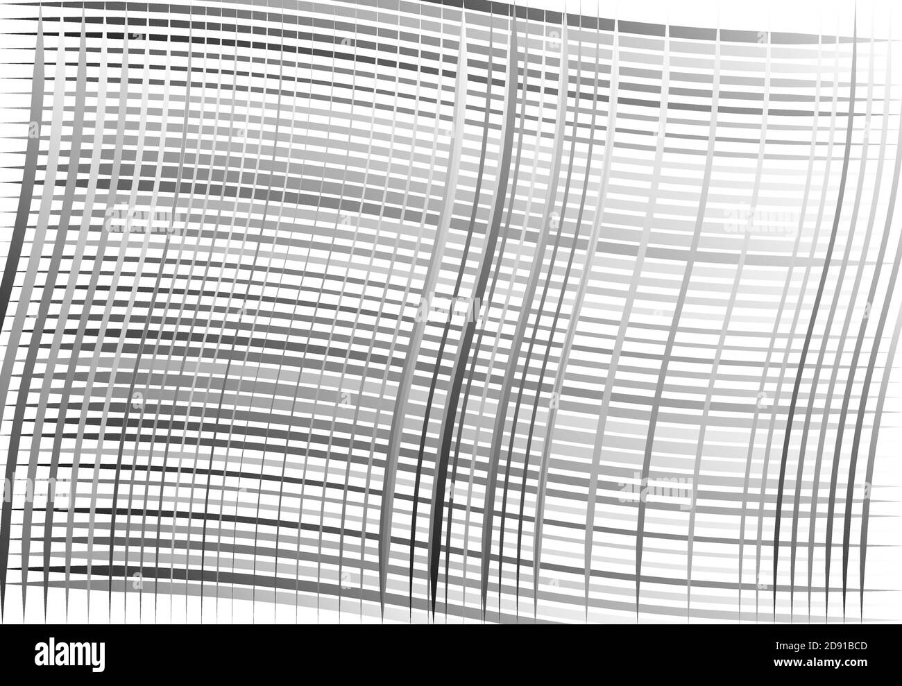 Grid, mesh of wavy, undulating, waving, billowy lines. Abstract black ...
