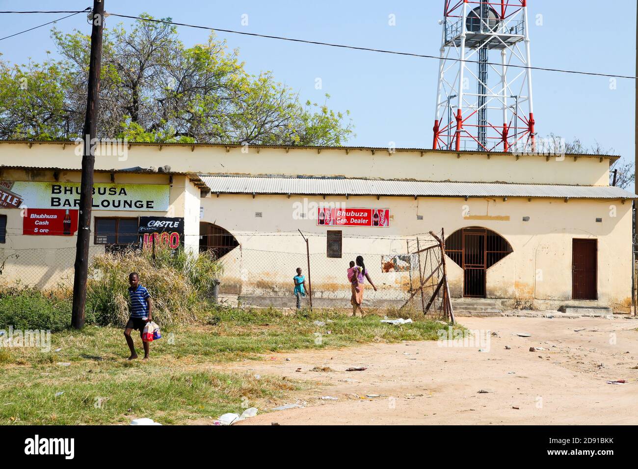 Sabi Sabi, South Africa - May 5, 2012: Outside Exterior of old Spaza ...