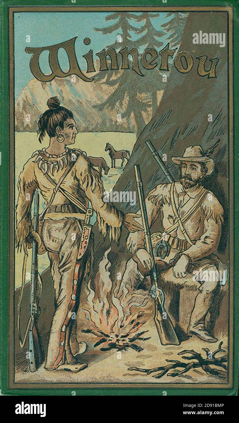 Karl May Winnetou I bis III 001 Stock Photo - Alamy