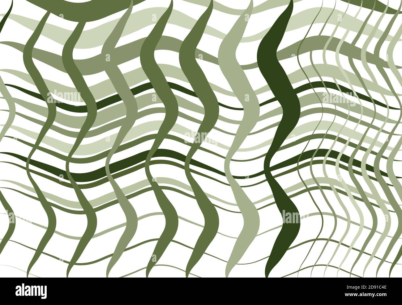 Grid Mesh Of Wavy Undulating Waving Billowy Lines Abstract Black And White Grayscale