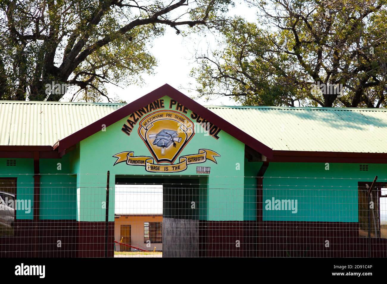 Sabi Sabi, South Africa - May 5, 2012: Empty closed African School ...