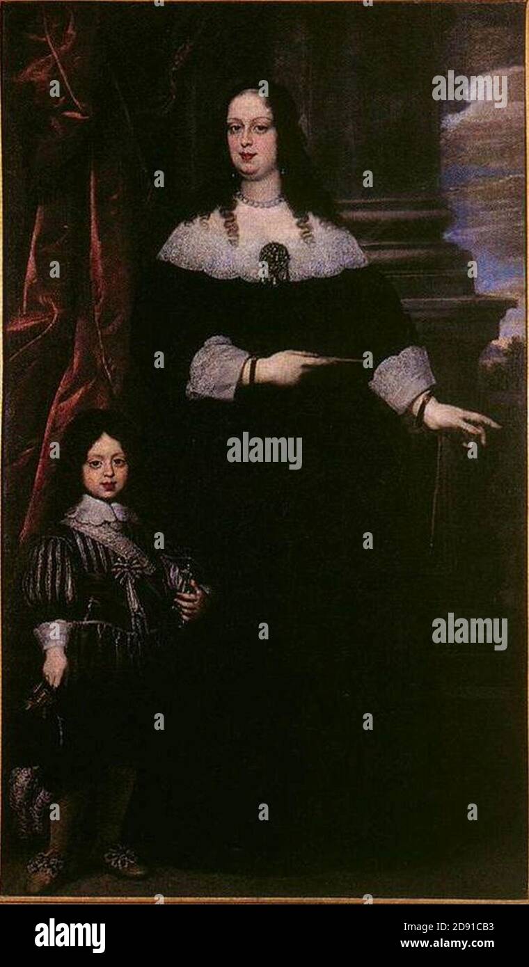 Justus Sustermans - Portrait of Vittoria della Rovere and Cosimo III as ...