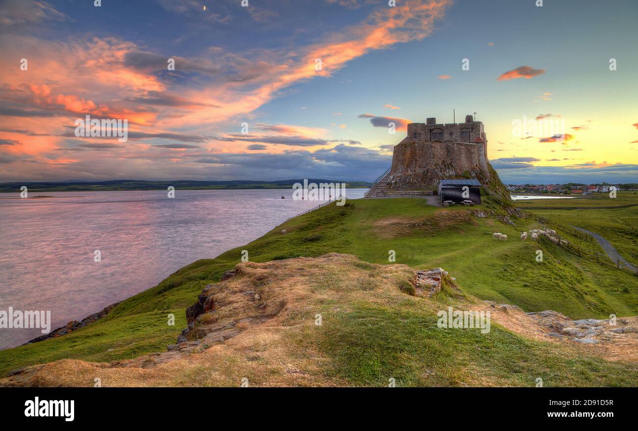Holy island england hi-res stock photography and images - Alamy