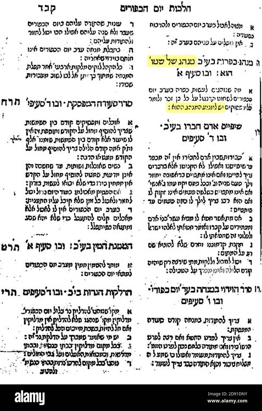 Kaparot hi-res stock photography and images - Alamy