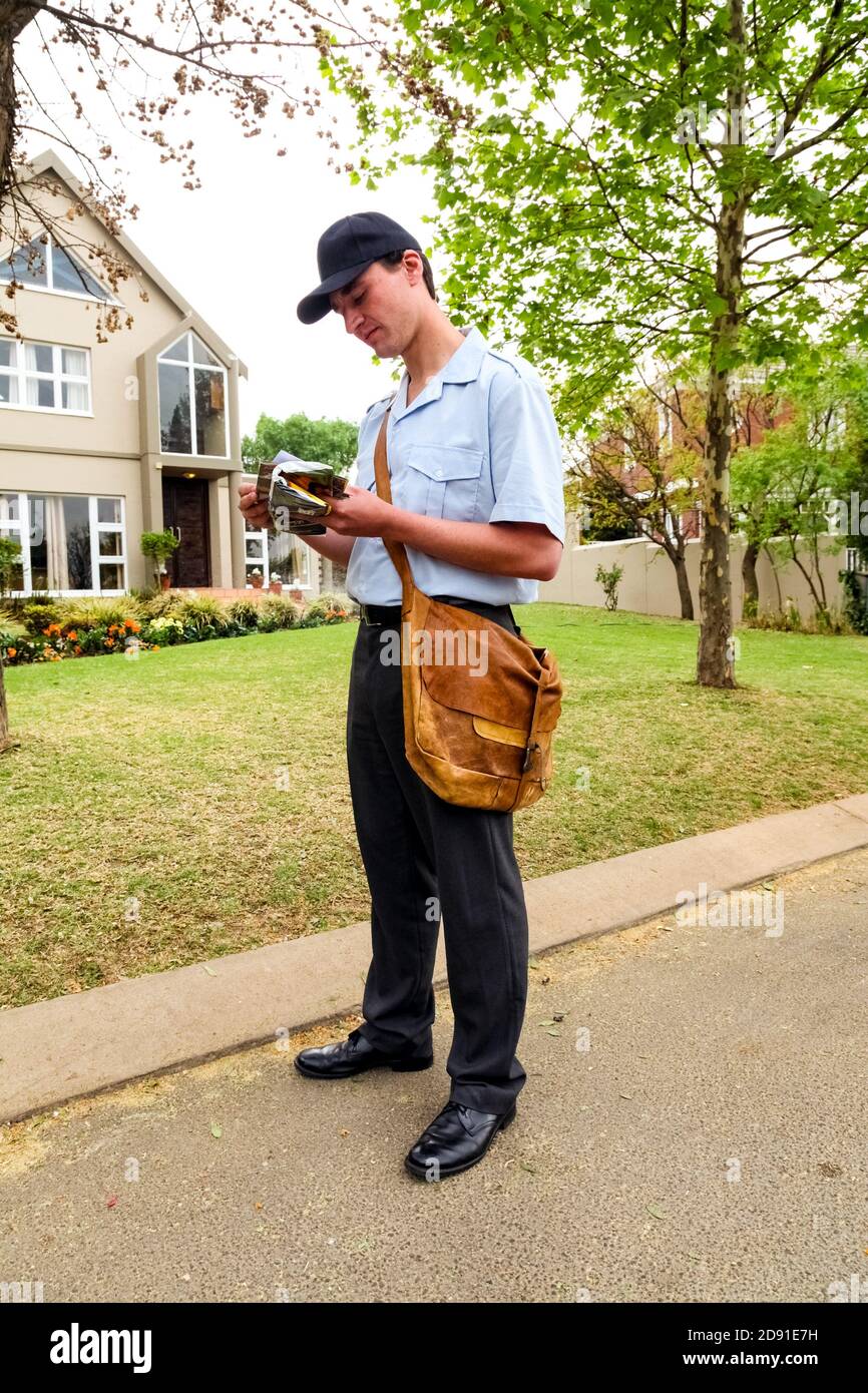 Postman in traditional uniform hi-res stock photography and images - Alamy