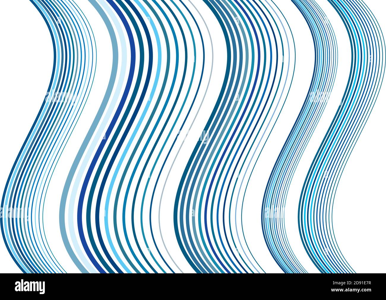 Colorful wavy, waving and undulating, billowy vertical lines, stripes ...