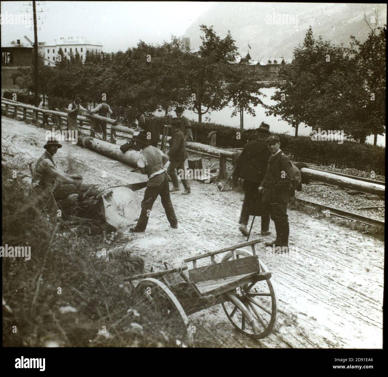 July 1903 - Zell am See - Alexander Eric Hasse Stock Photo - Alamy