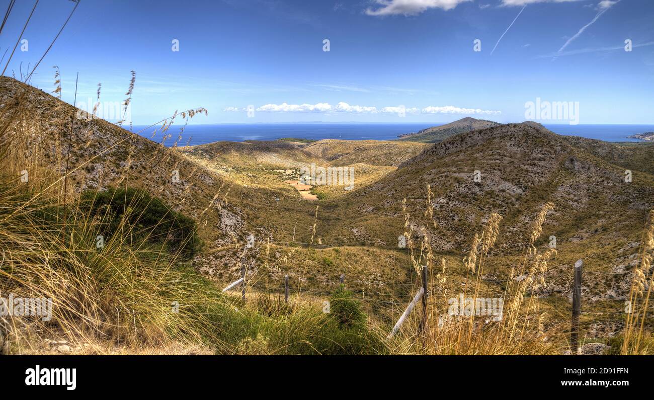 A beautiful bay in north majorca Stock Photo - Alamy