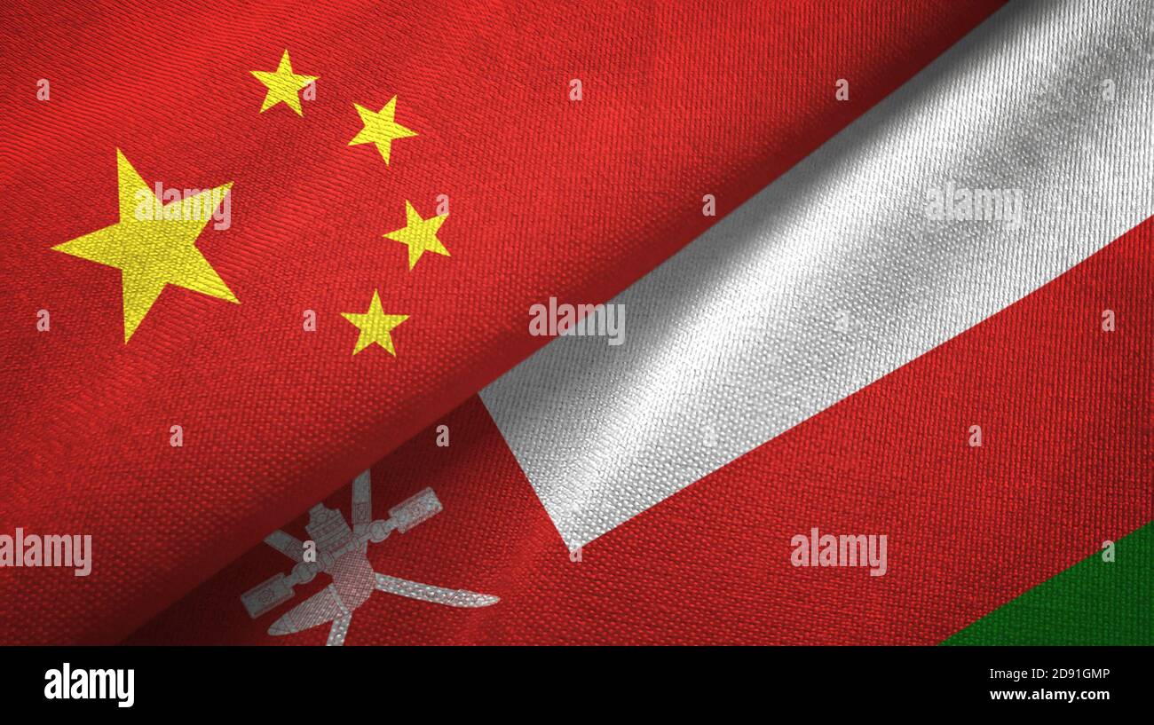 Oman china flag hi-res stock photography and images - Alamy