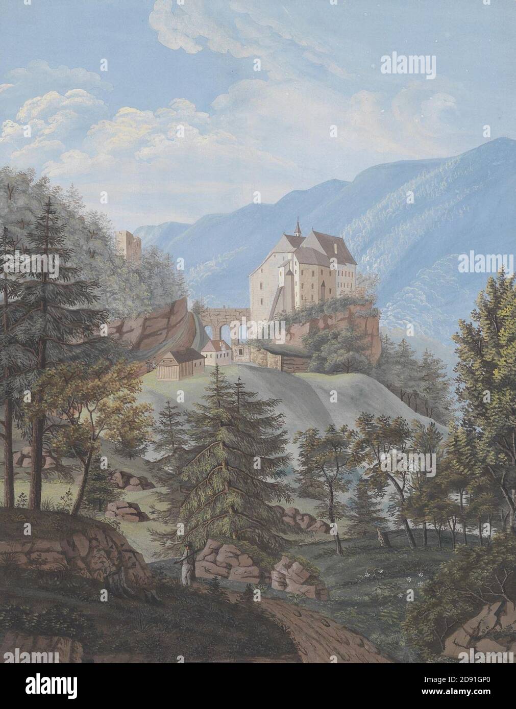 Karl Benedict Schloss Altperstein Stock Photo - Alamy