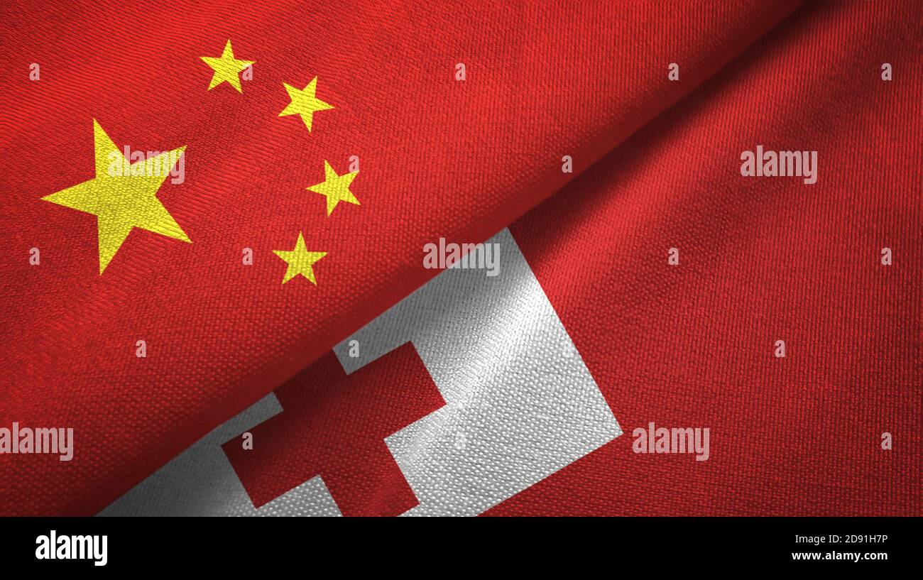 China tonga flag hi-res stock photography and images - Alamy