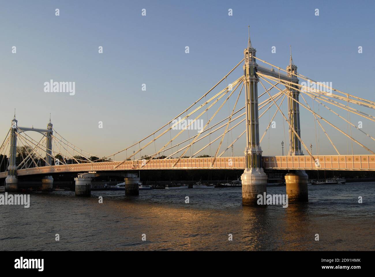 Victorian Prince Albert Bridge Stock Photo - Alamy