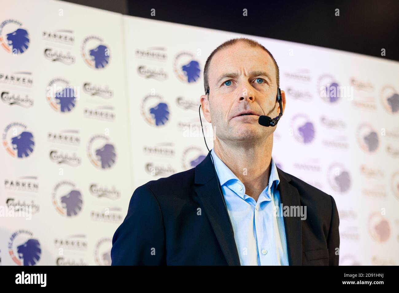 Copenhagen, Denmark. 02nd Nov, 2020. Copenhagen, Denmark. November 2nd, 2020. Jess Thorup is ...