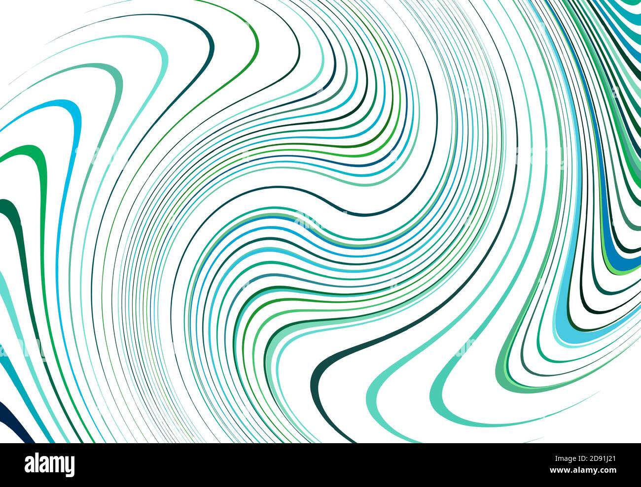 Twist, vortex lines, stripes. Wavy, waving concentric strips and ...