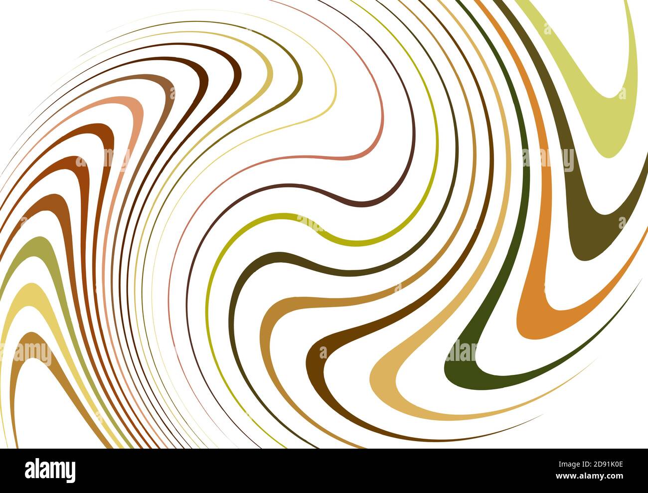 Twist, vortex lines, stripes. Wavy, waving concentric strips and ...