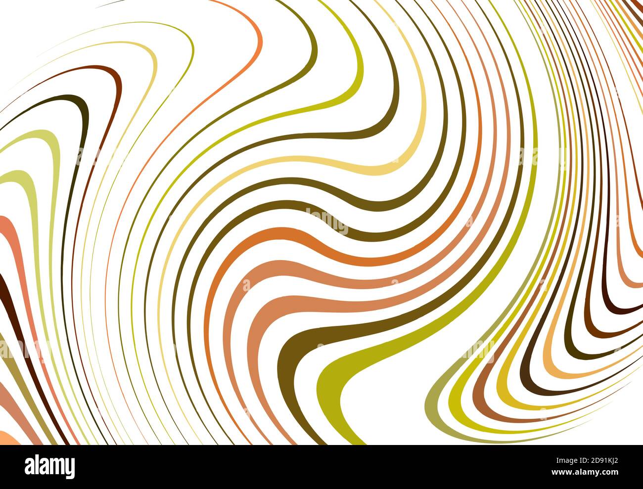 Twist, vortex lines, stripes. Wavy, waving concentric strips and ...