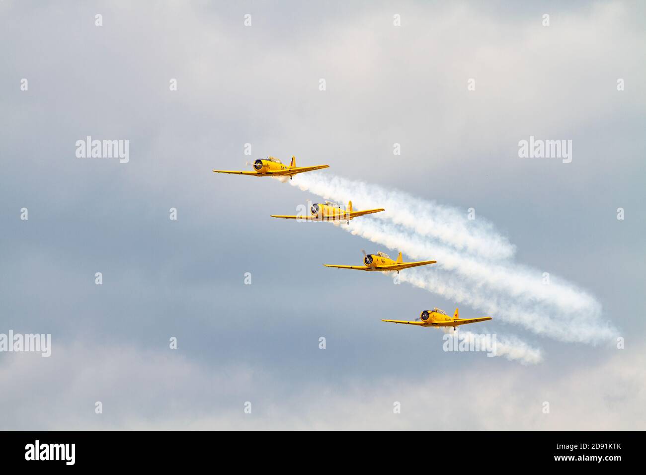 Yellow Harvard T6 Aircraft High Resolution Stock Photography and Images ...