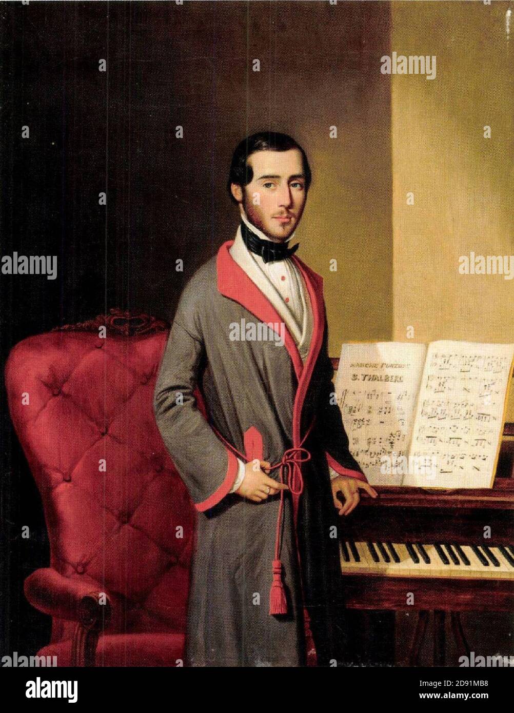 Kann Portrait of a man 1842 Stock Photo - Alamy