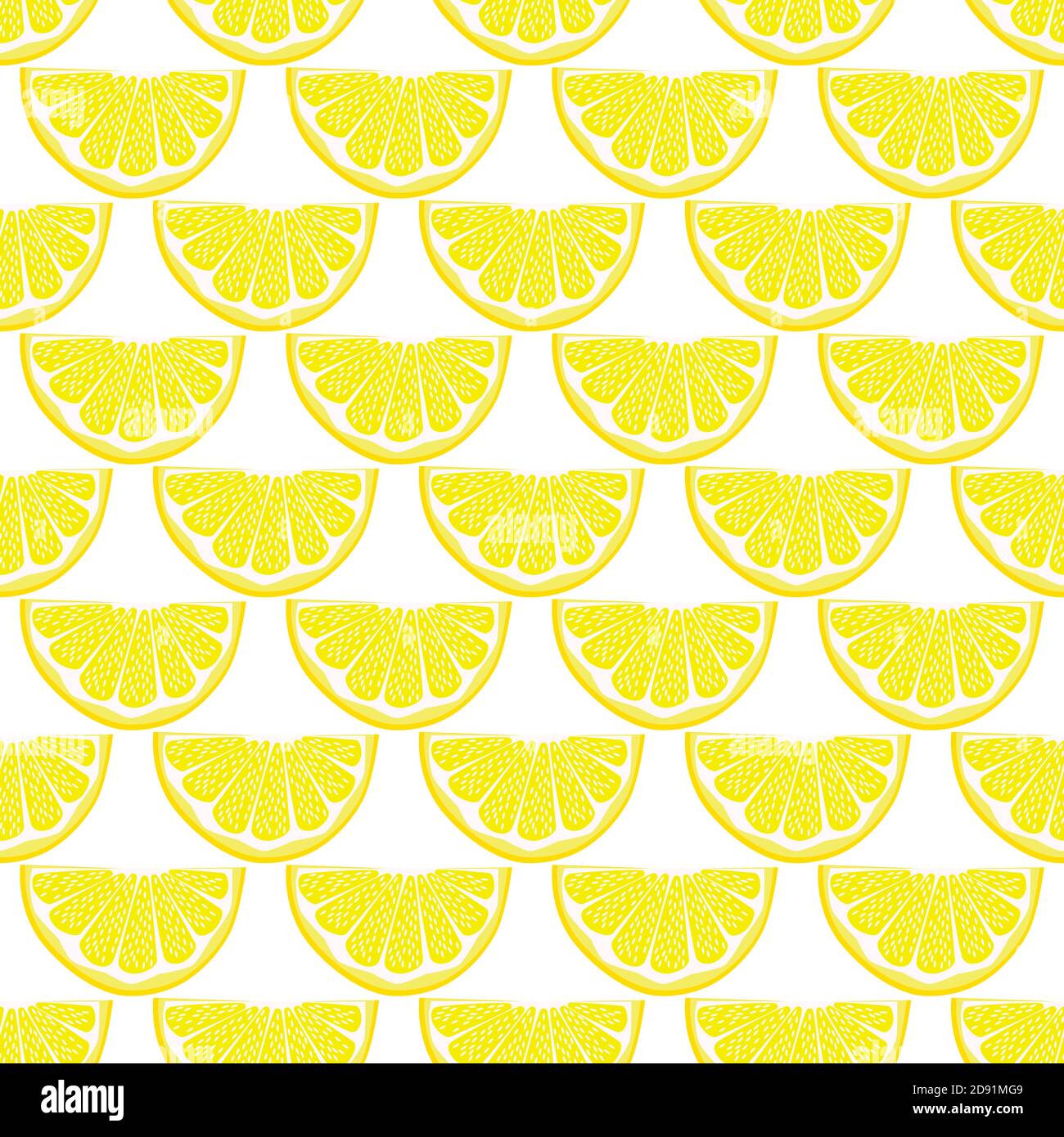 Illustration on theme big colored seamless yellow lemon, bright fruit pattern for seal. Fruit ...