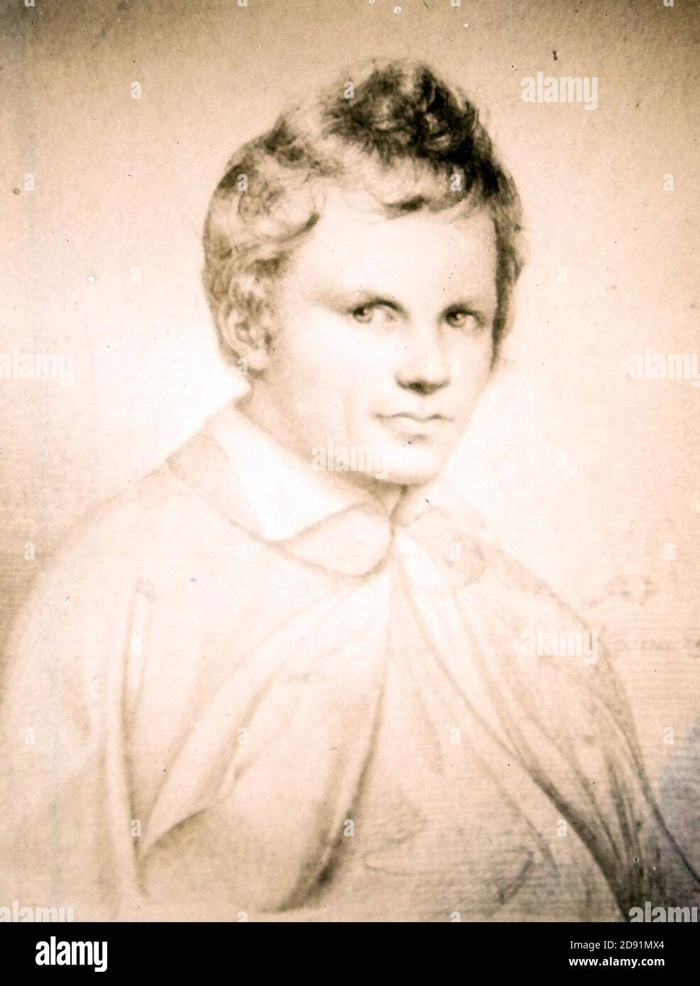 Karl Friedrich Schinkel (1781-1841), painter August Grahl Stock Photo ...