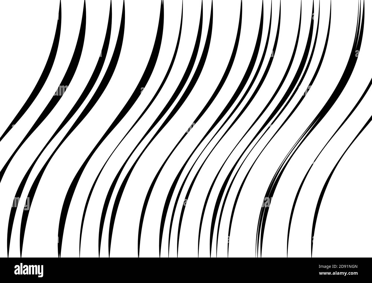 Squiggly lines abstract monochrome pattern Cut Out Stock Images ...
