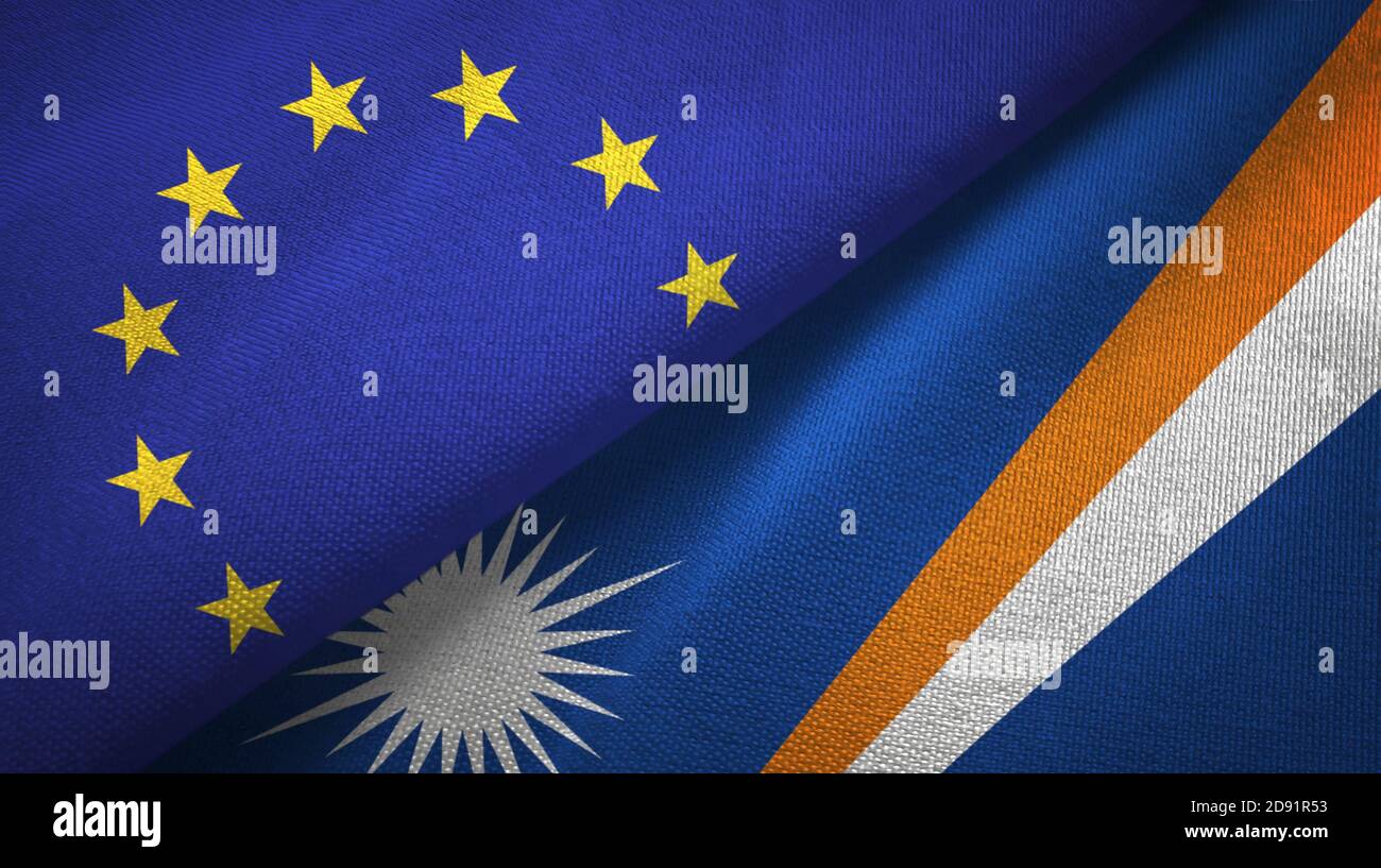 European union marshall islands flag hi-res stock photography and ...