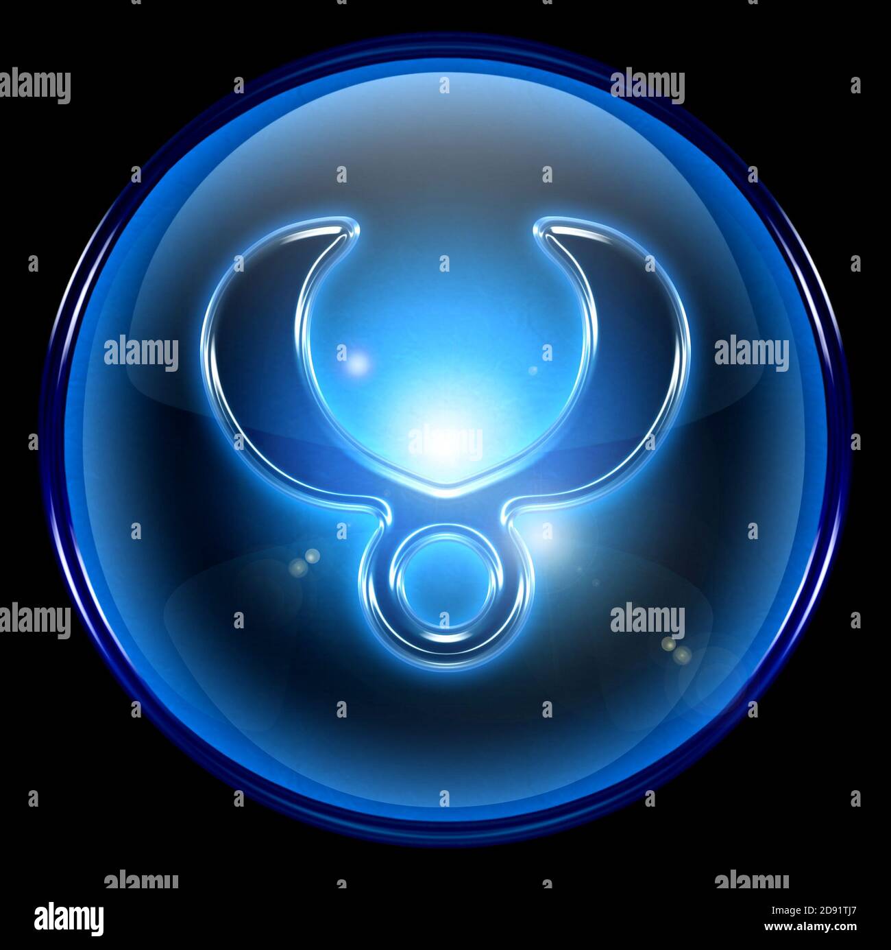 Taurus zodiac icon hi-res stock photography and images - Alamy