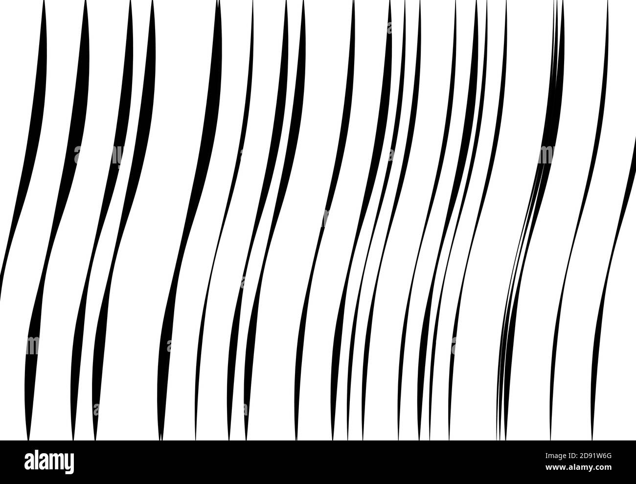 Abstract wavy, waving, billowy and undulating lines, stripes. Squiggly ...
