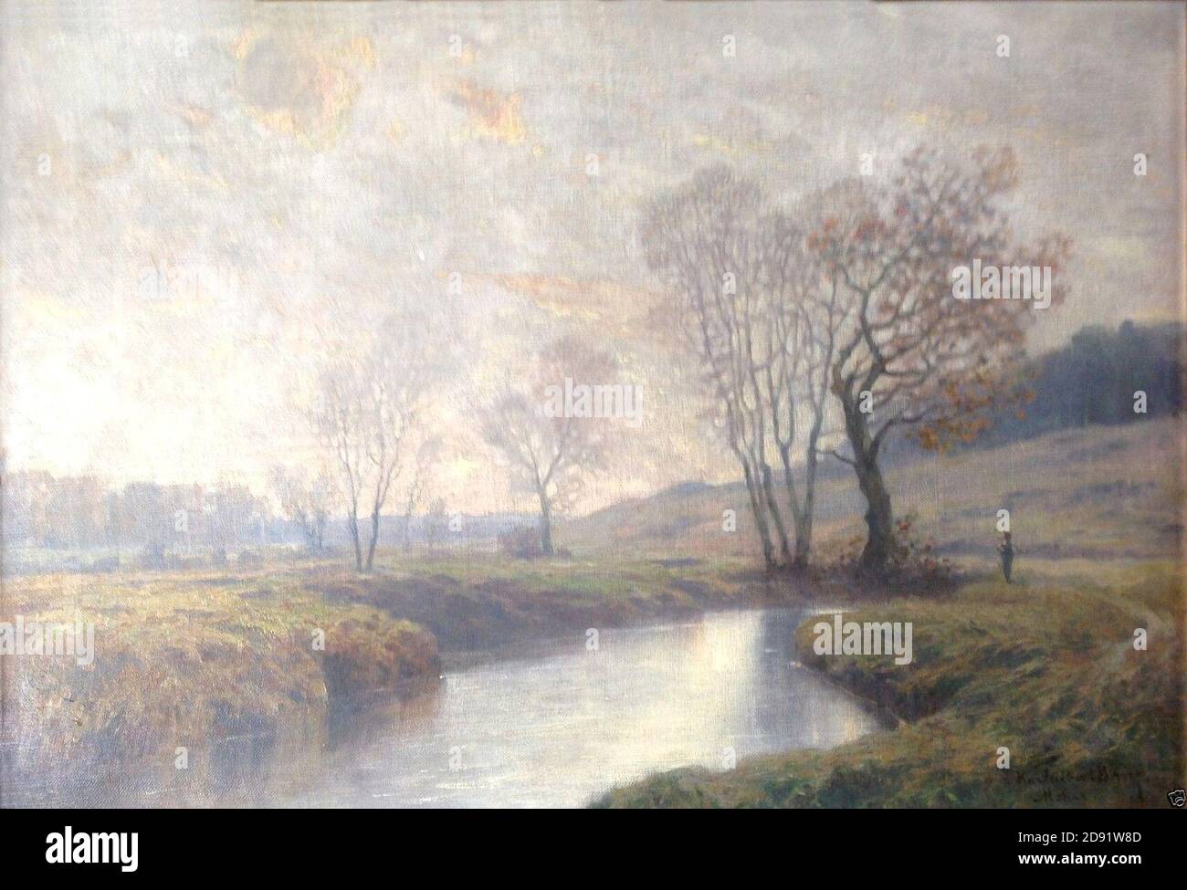 Karl Albert von Baur - Paysage intime 1890 Stock Photo - Alamy