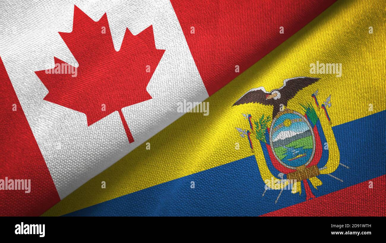 Canada ecuador flag hi-res stock photography and images - Alamy