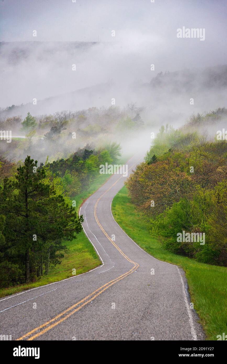 Talimena Scenic Drive Stock Photo - Alamy