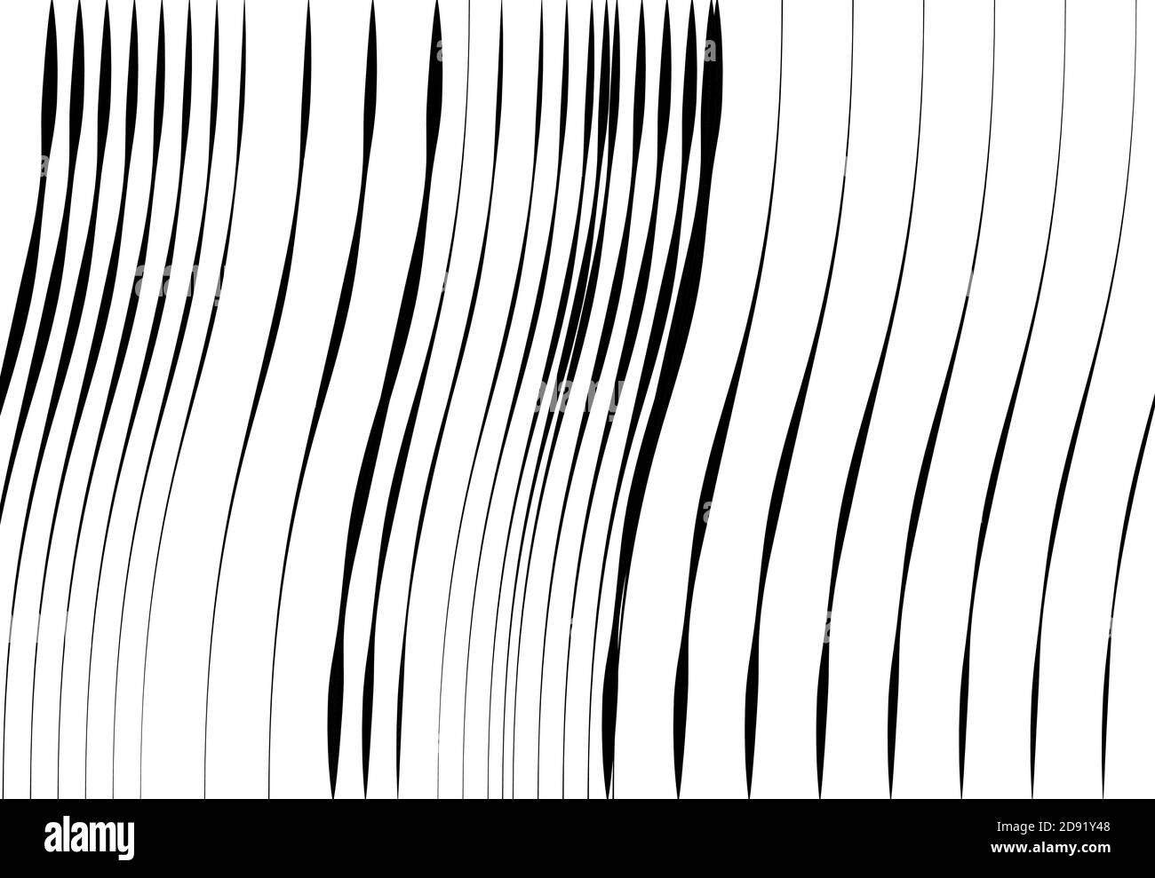 Abstract wavy, waving, billowy and undulating lines, stripes. Squiggly ...