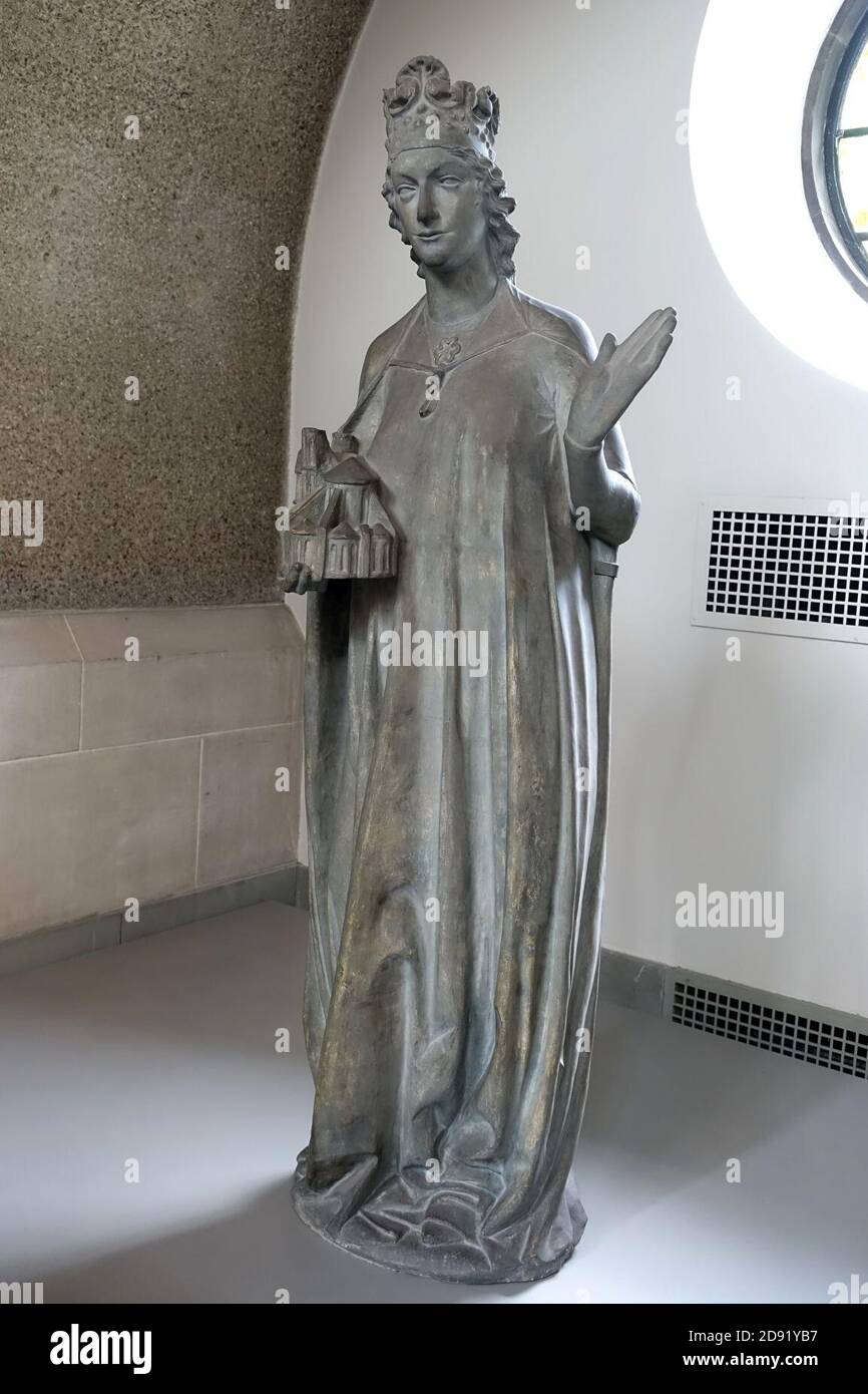 Kaiserin Kunigunde, c. 1236, from Adam's Portal, Bamberg Cathedral ...