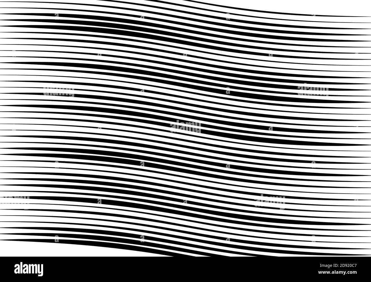 Abstract wavy, waving, billowy and undulating lines, stripes. Squiggly ...