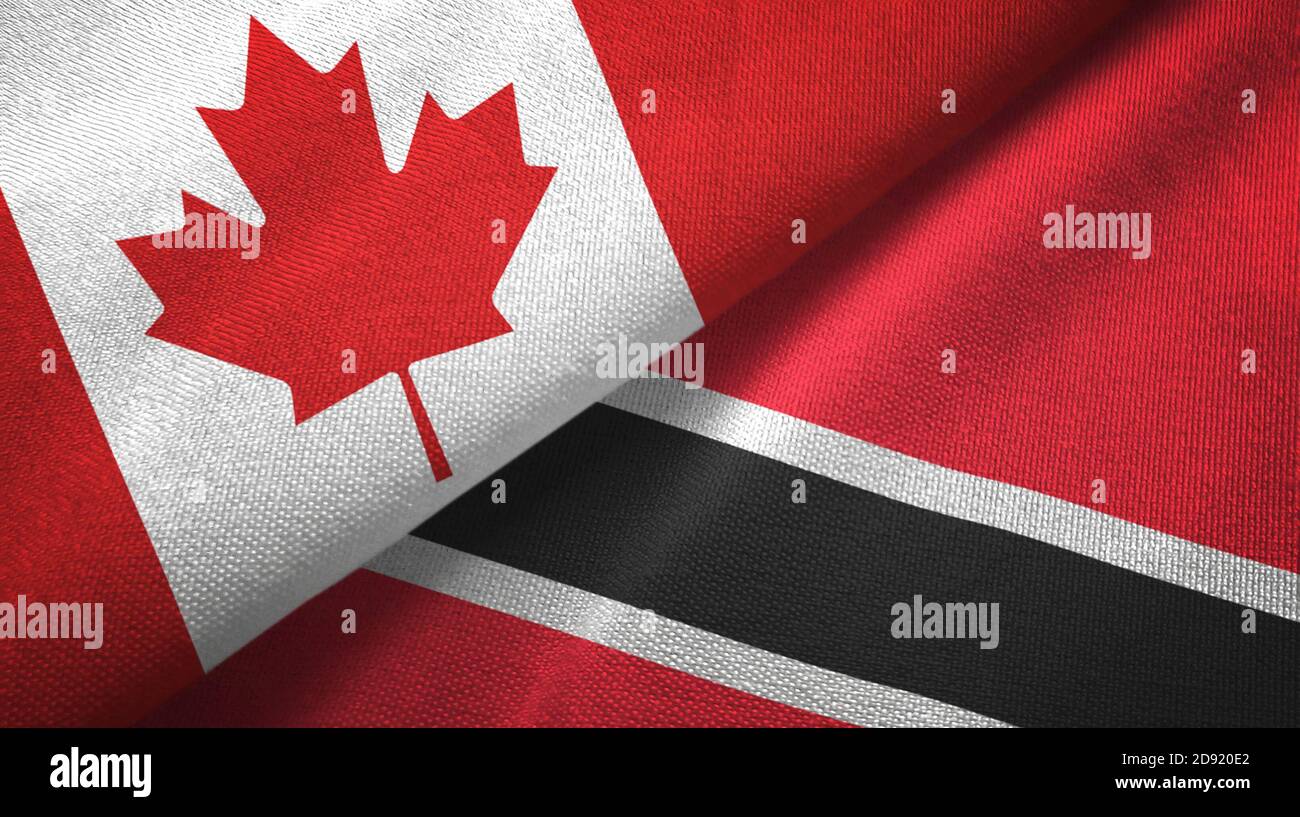 Canada trinidad and tobago flag hi-res stock photography and images - Alamy