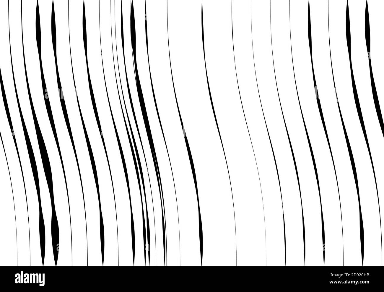 Abstract wavy, waving, billowy and undulating lines, stripes. Squiggly ...