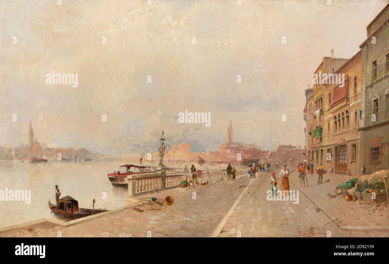 Karl Kaufmann - Venice Riva dei Sette Martiri Stock Photo - Alamy