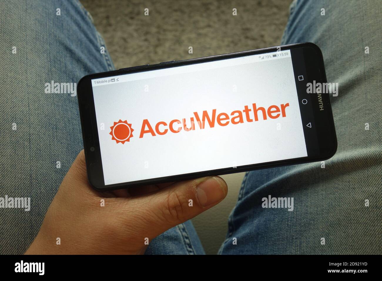 Accuweather logo hi-res stock photography and images - Alamy