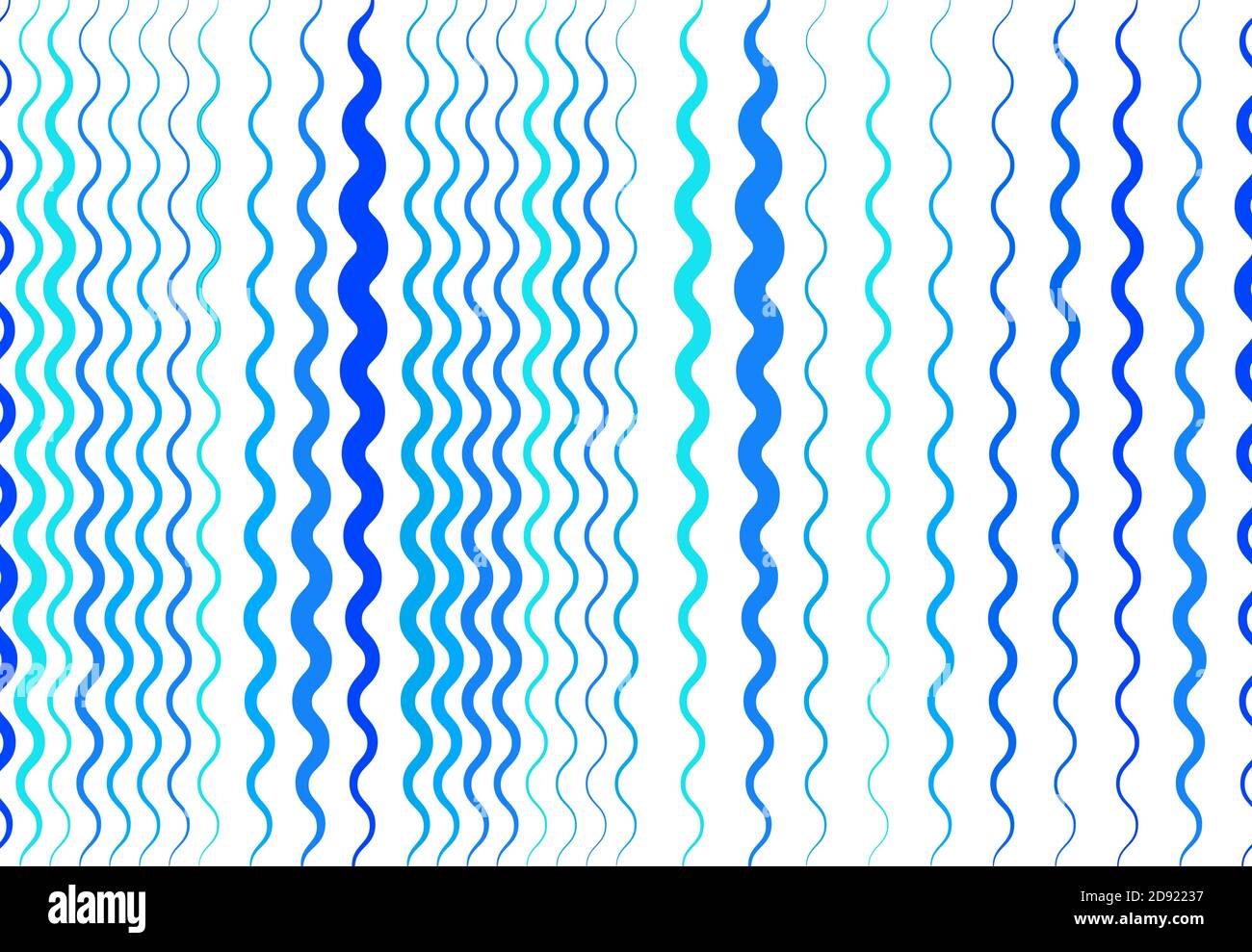 Abstract wavy, waving, billowy and undulating lines, stripes. Squiggly ...