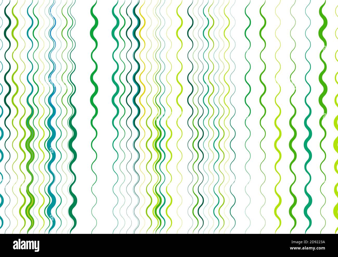 Abstract wavy, waving, billowy and undulating lines, stripes. Squiggly ...