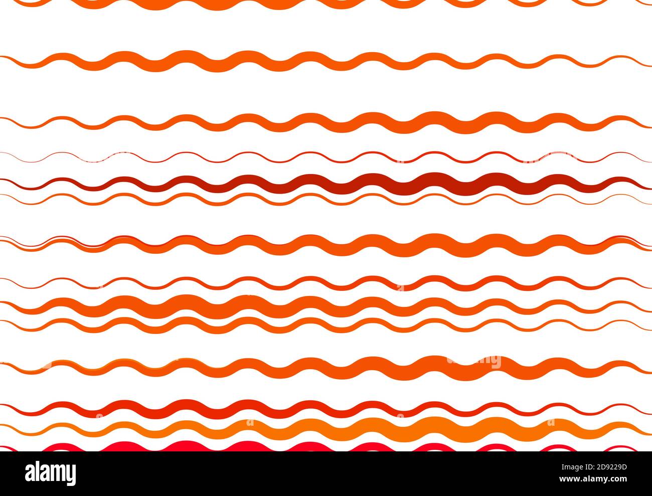 Abstract wavy, waving, billowy and undulating lines, stripes. Squiggly ...