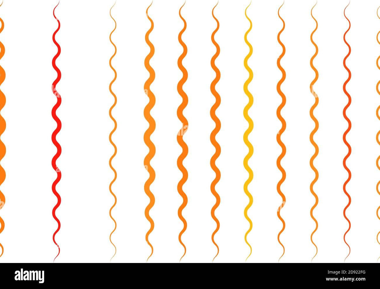 Abstract wavy, waving, billowy and undulating lines, stripes. Squiggly ...